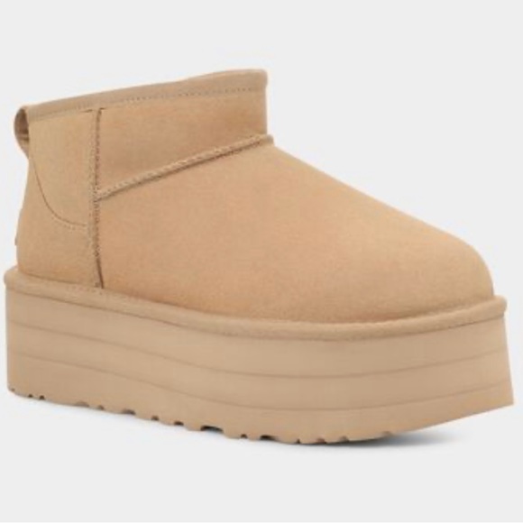 UGG | Shoes | Ugg Ultra Mini Platform Driftwood Color | Poshmark